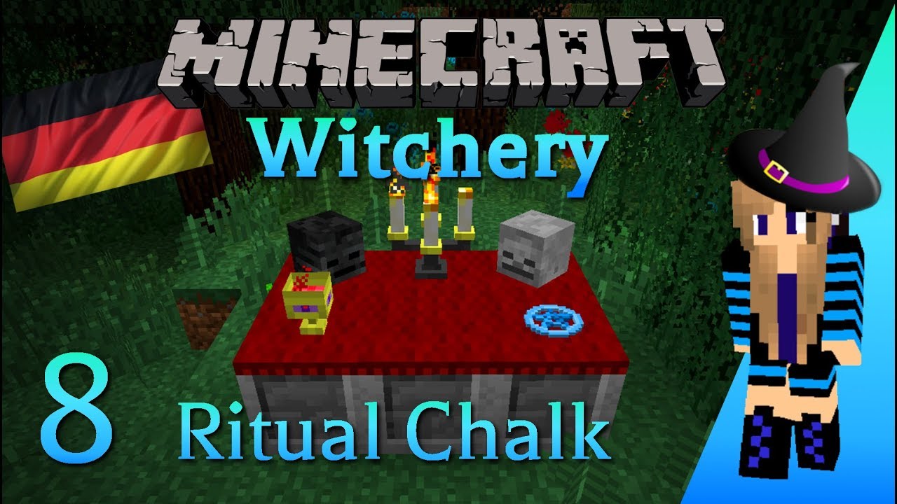 Minecraft - Witchery Tutorial: Teil 8 Ritual Chalk [German] - YouTube