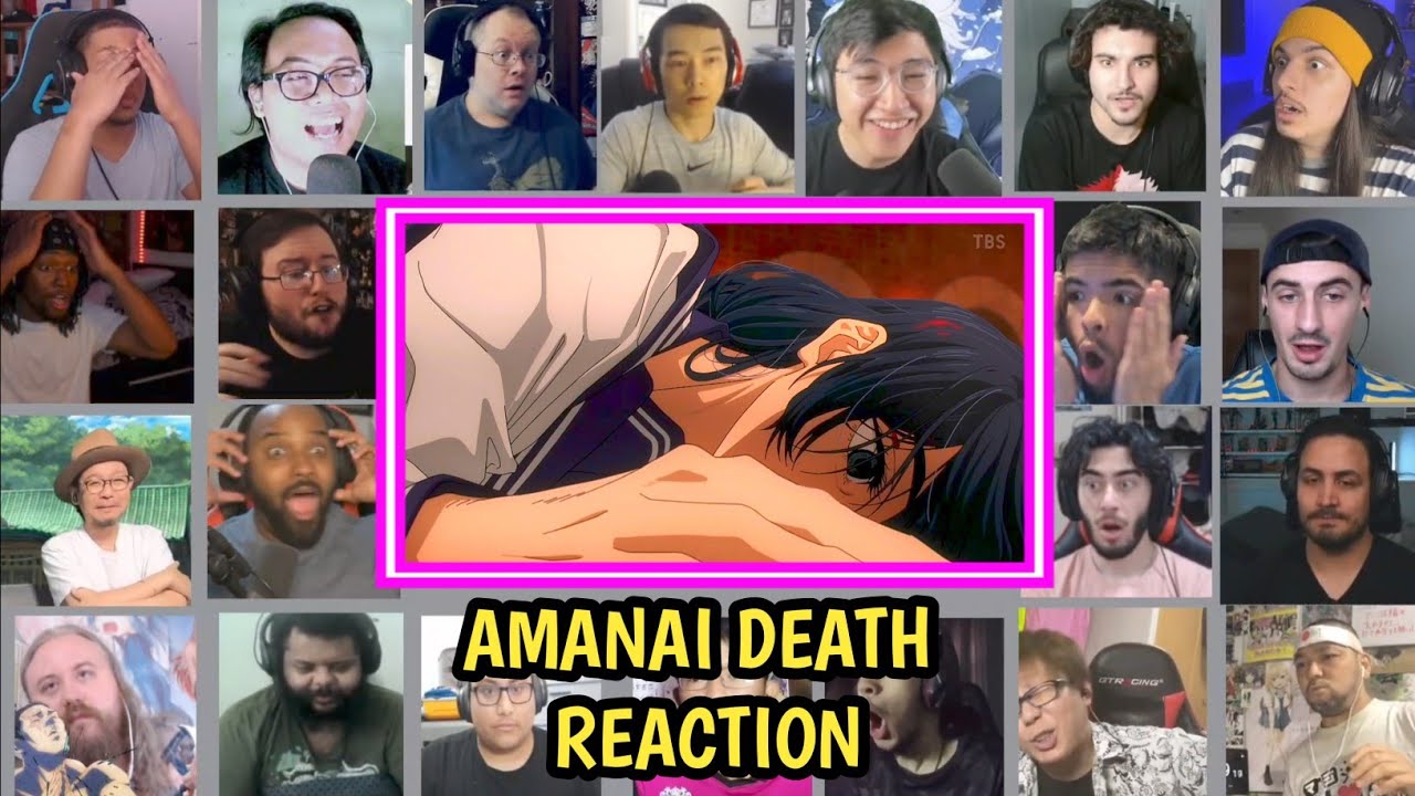 AMANAI DEATH REACTION | Jujutsu Kaisen Season 2 Reaction Mashup 呪術廻戦 第 ...