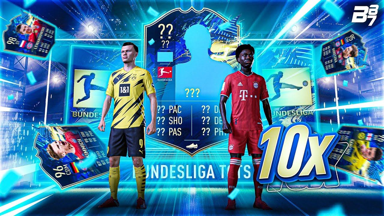OMG WE PACKED TOTS HAALAND! 10 X GUARANTEED TOTS BUNDESLIGA PACKS ...