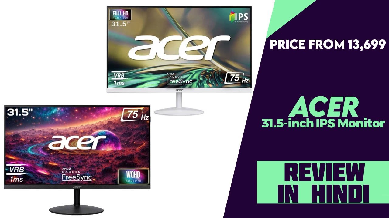 Acer SA322Q & SA322QU 31.5-inch IPS Monitor Launched - Price From ...