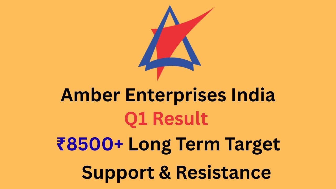 Amber Enterprises India Share Analysis Today | Q1 Results | Long Term Targets Explained - YouTube