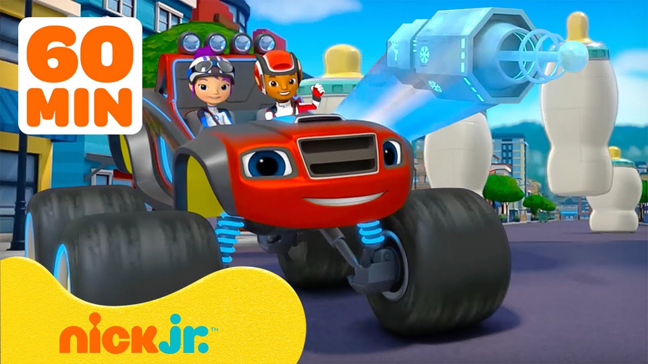 Blaze | 90 MINUT Blaze używającego STEM w misjach i akcjach ratunkowych ...