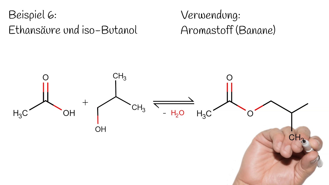 Die Stoffgruppe der Ester - Duft- und Aromastoffe - Darstellung von ...