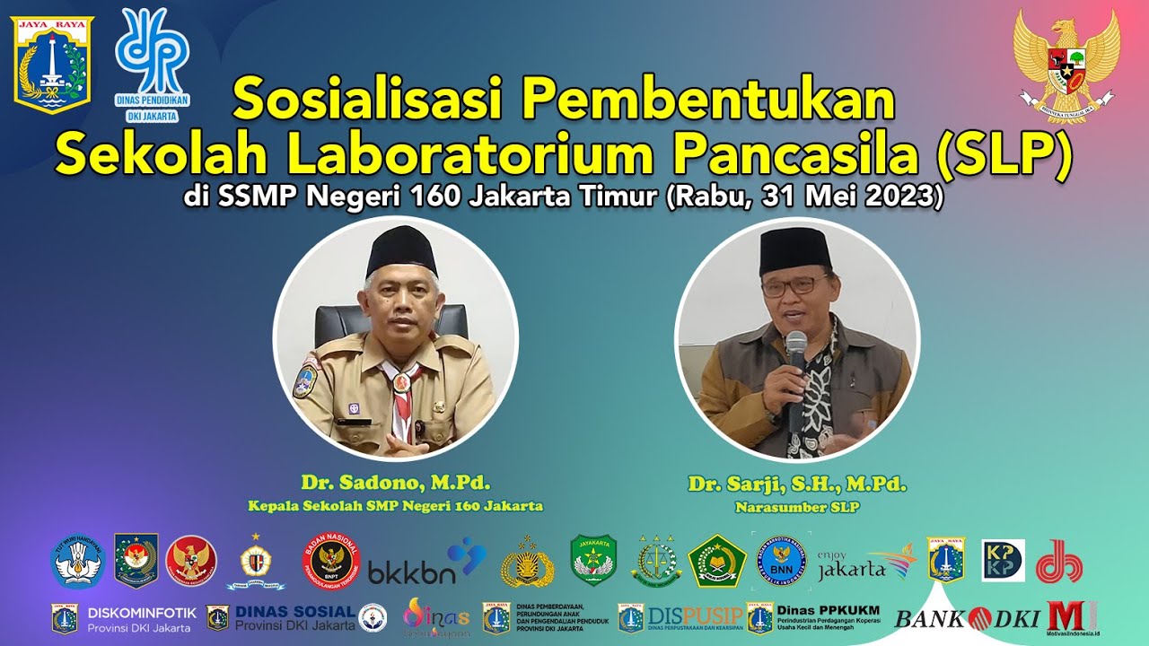 Sosialisasi Pembentukan SLP SMPN 160 Jakarta - YouTube