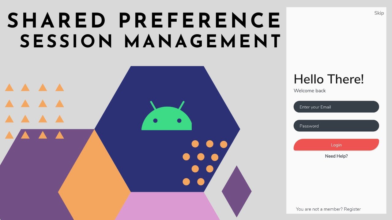 Shared preference in android for session management (offline login ...