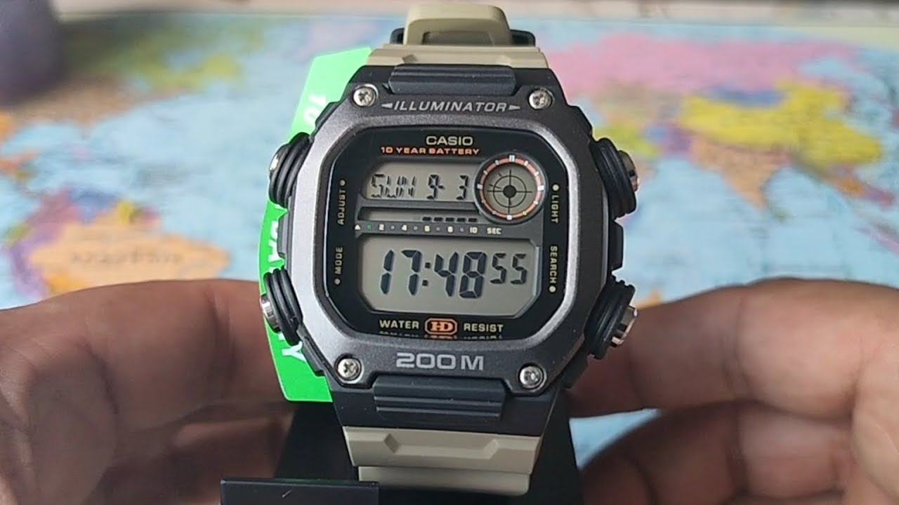Casio DW-291h, майже G-Shock - YouTube