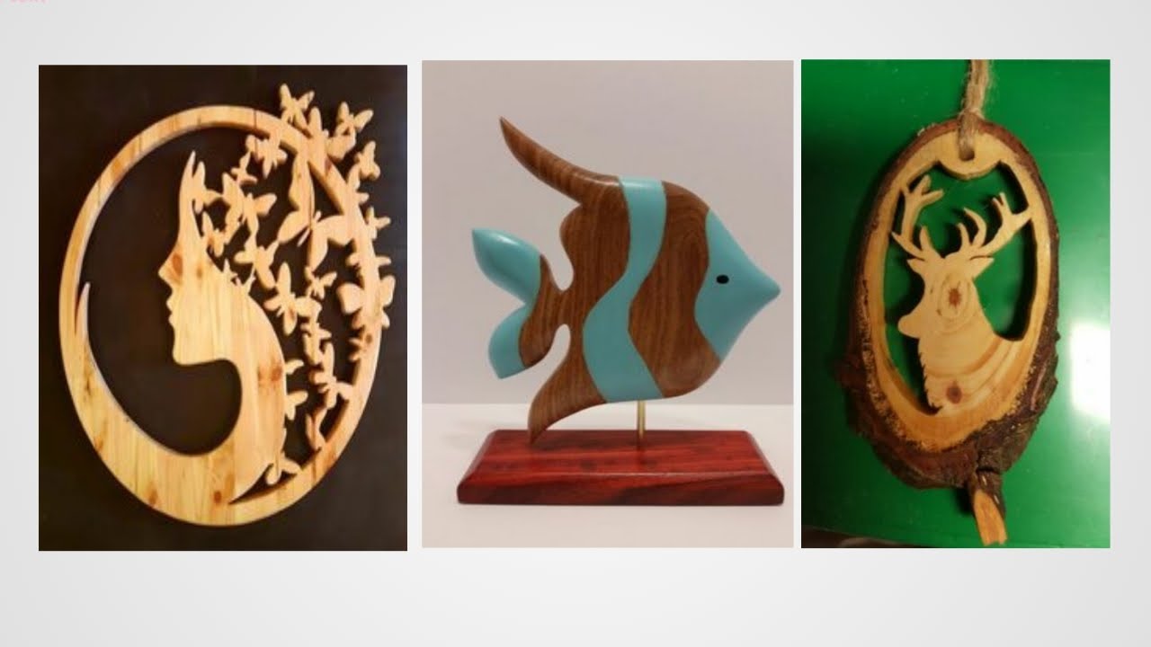 Creative Wood Crafts Art Ideas #mew_tube - YouTube