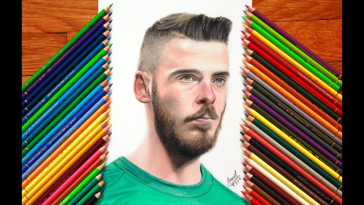 David de Gea drawing... Manchester United. - YouTube
