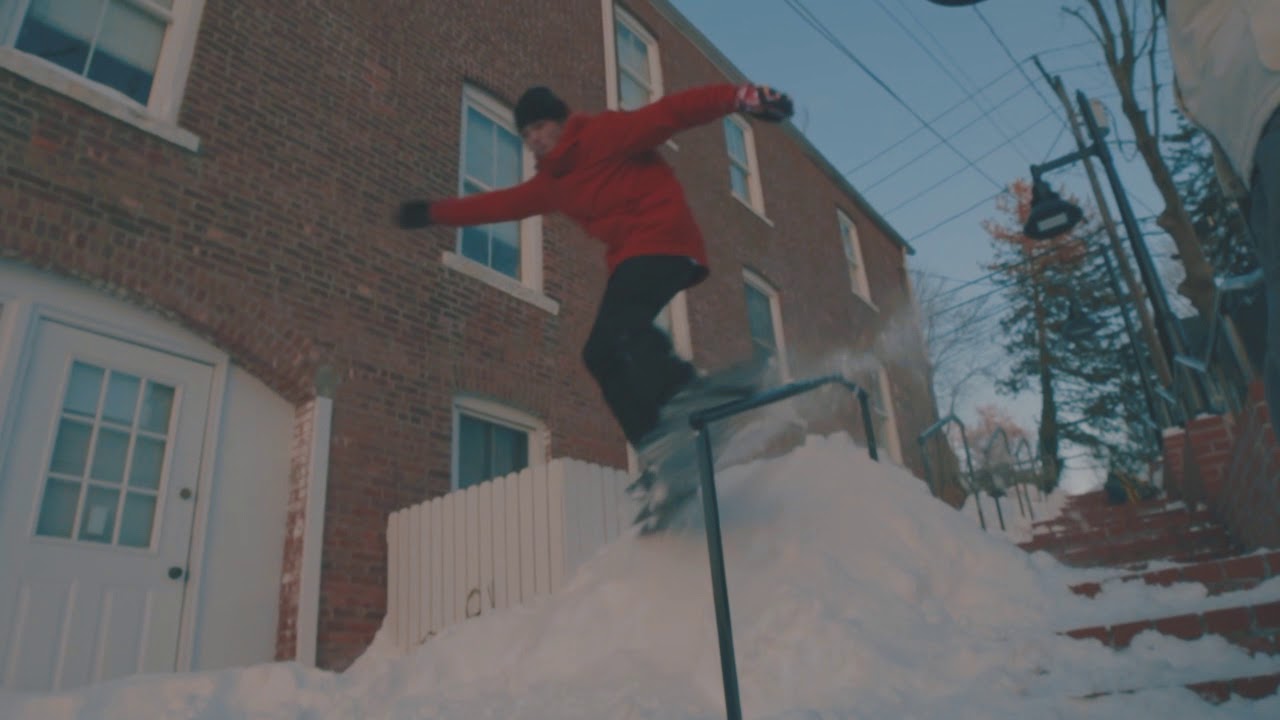 Urban Snowboarding - YouTube