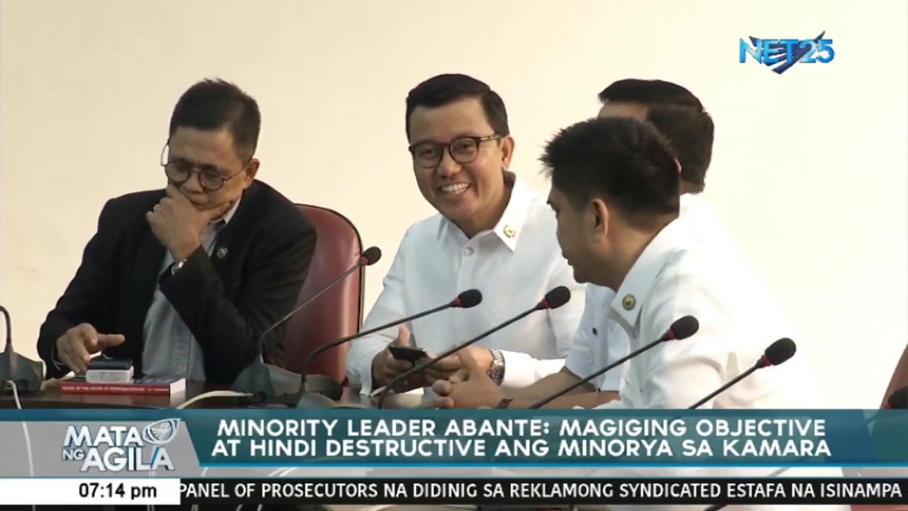 Rep. Abante formally starts role as leader of minority bloc in Lower ...