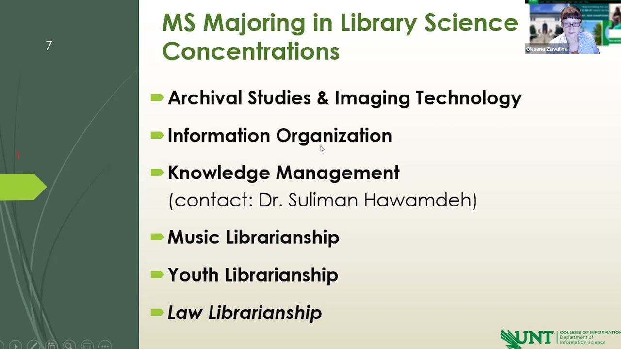 Information Session for M.S. in Library or Information Science degree ...