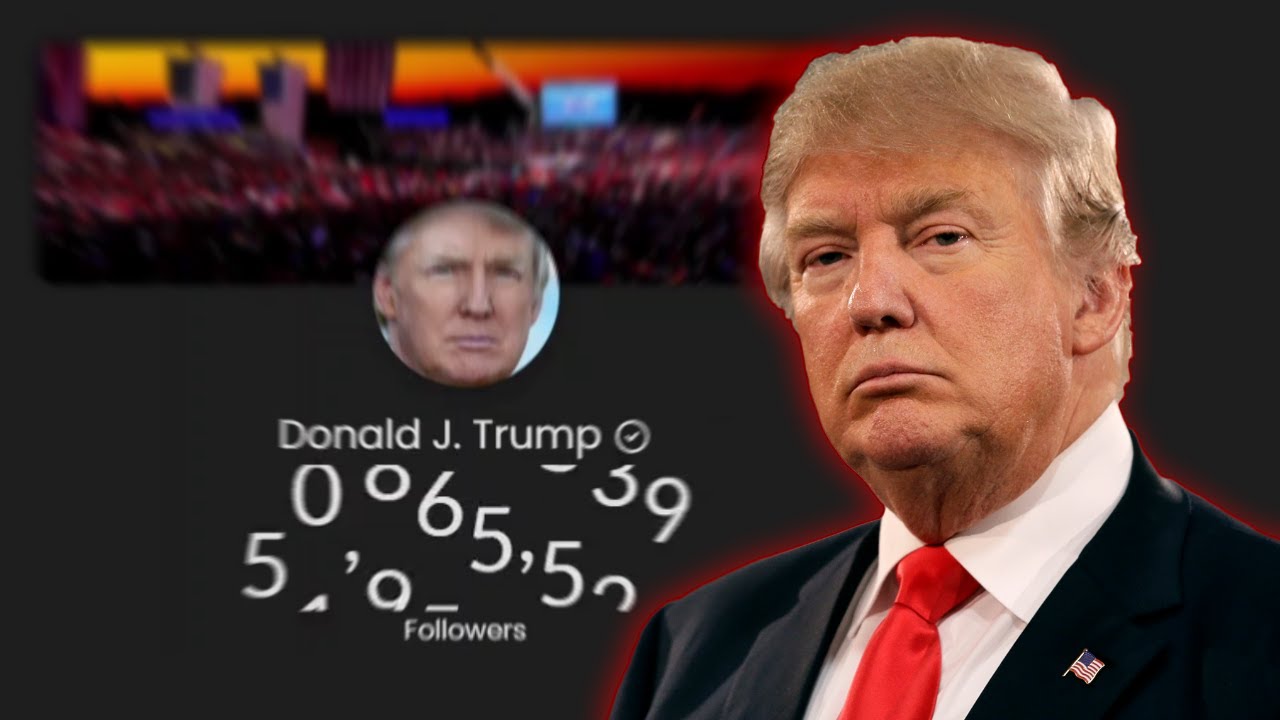 Trump's Return to Twitter - His Follower Count - YouTube