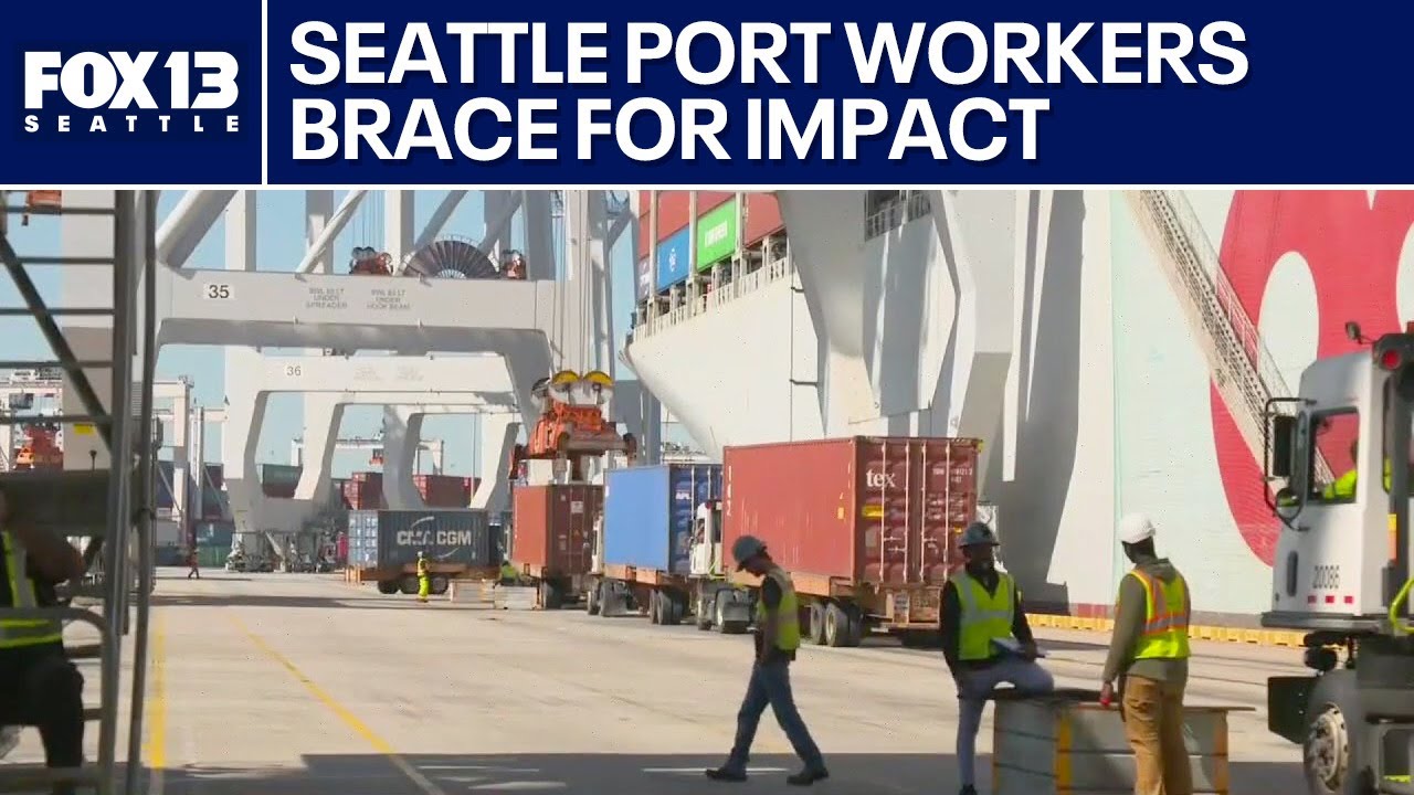 Seattle port workers brace for impact of tariffs | FOX 13 Seattle - YouTube