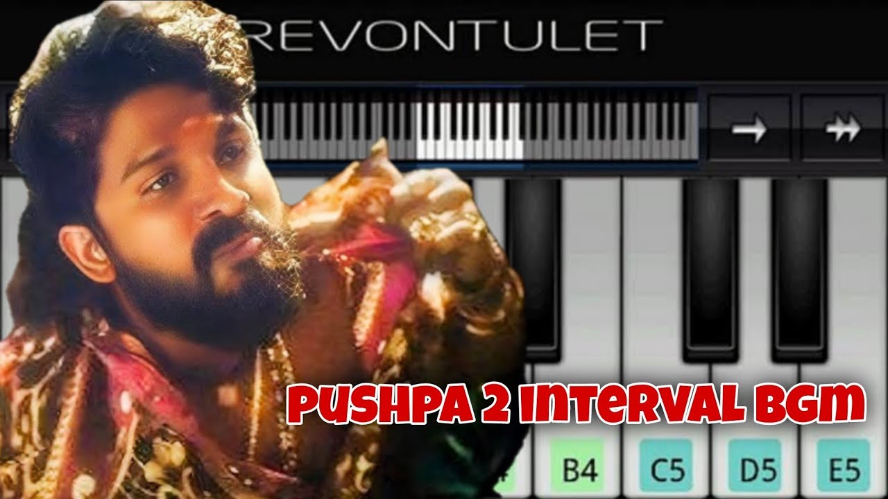 Pushpa 2 Interval BGM | Easy Piano Tutorial | Perfect Piano | Allu ...