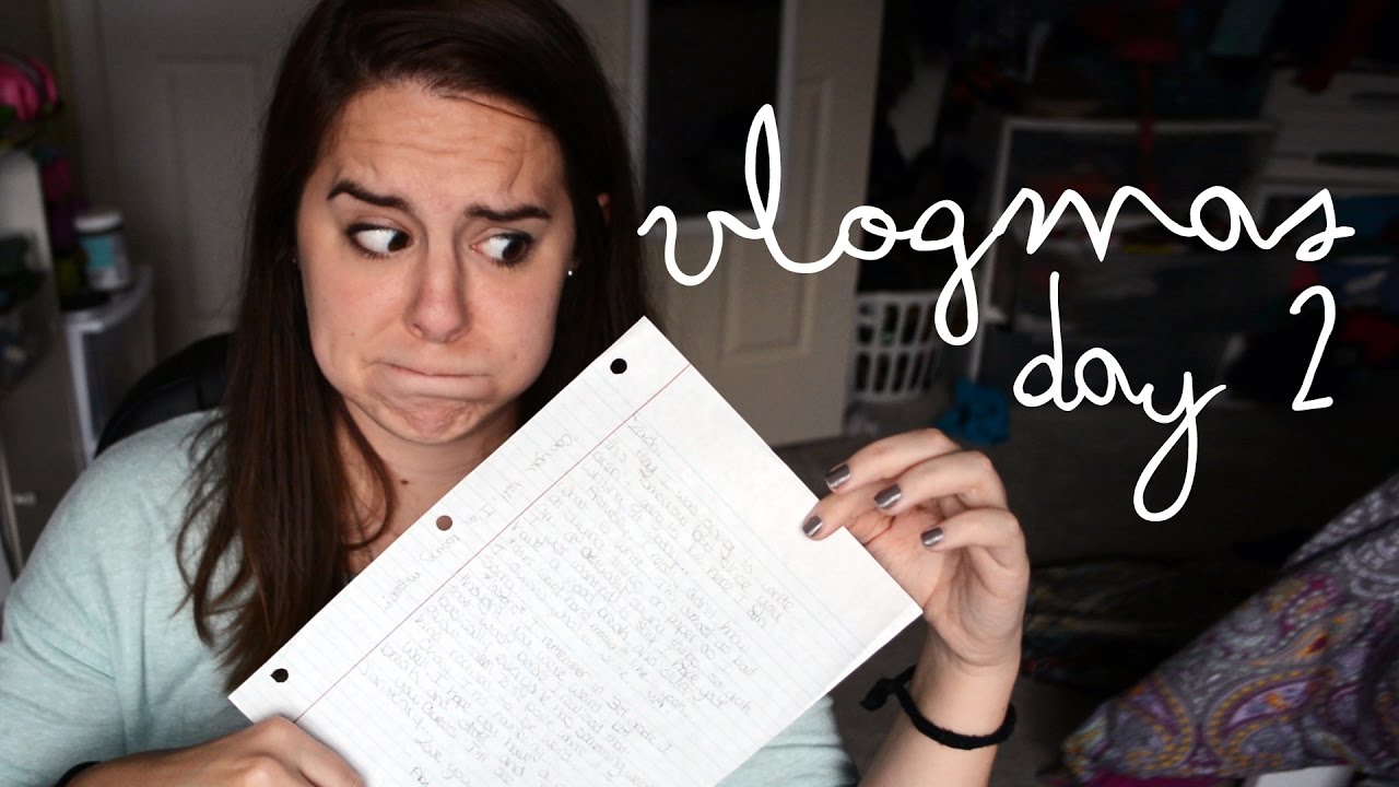 7th Grade Love Letter | Vlogmas Day 2 - YouTube