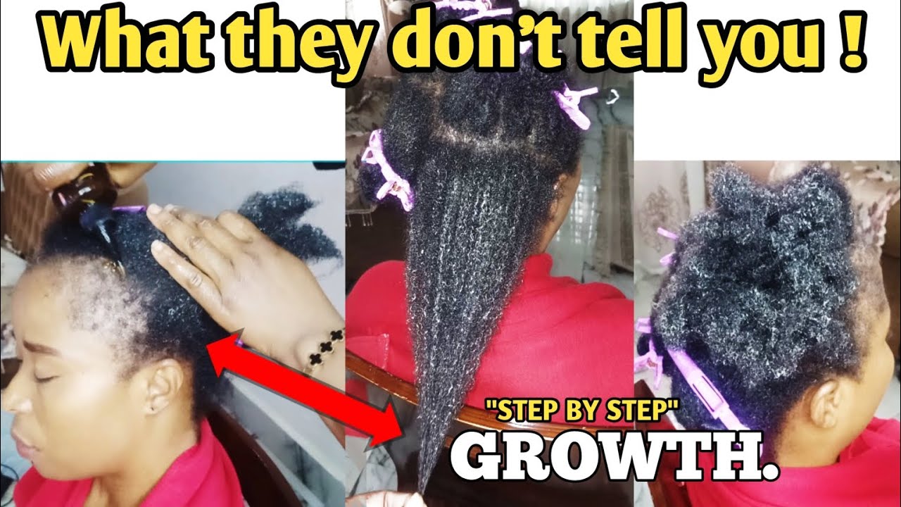 How to GROW NATURAL HAIR FAST !| STEP BY STEP ROUTINE FOR HAIR GROWTH ...