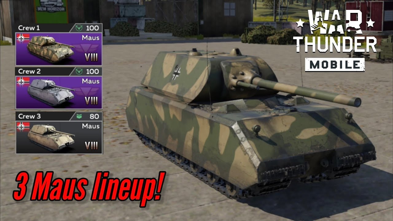 "The Three Maus-keteers" (yep, I'll see myself out) - War Thunder ...