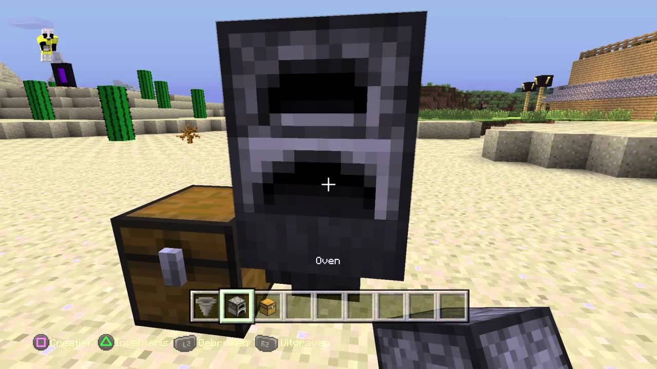 Minecraft: automatic oven mingraf - YouTube