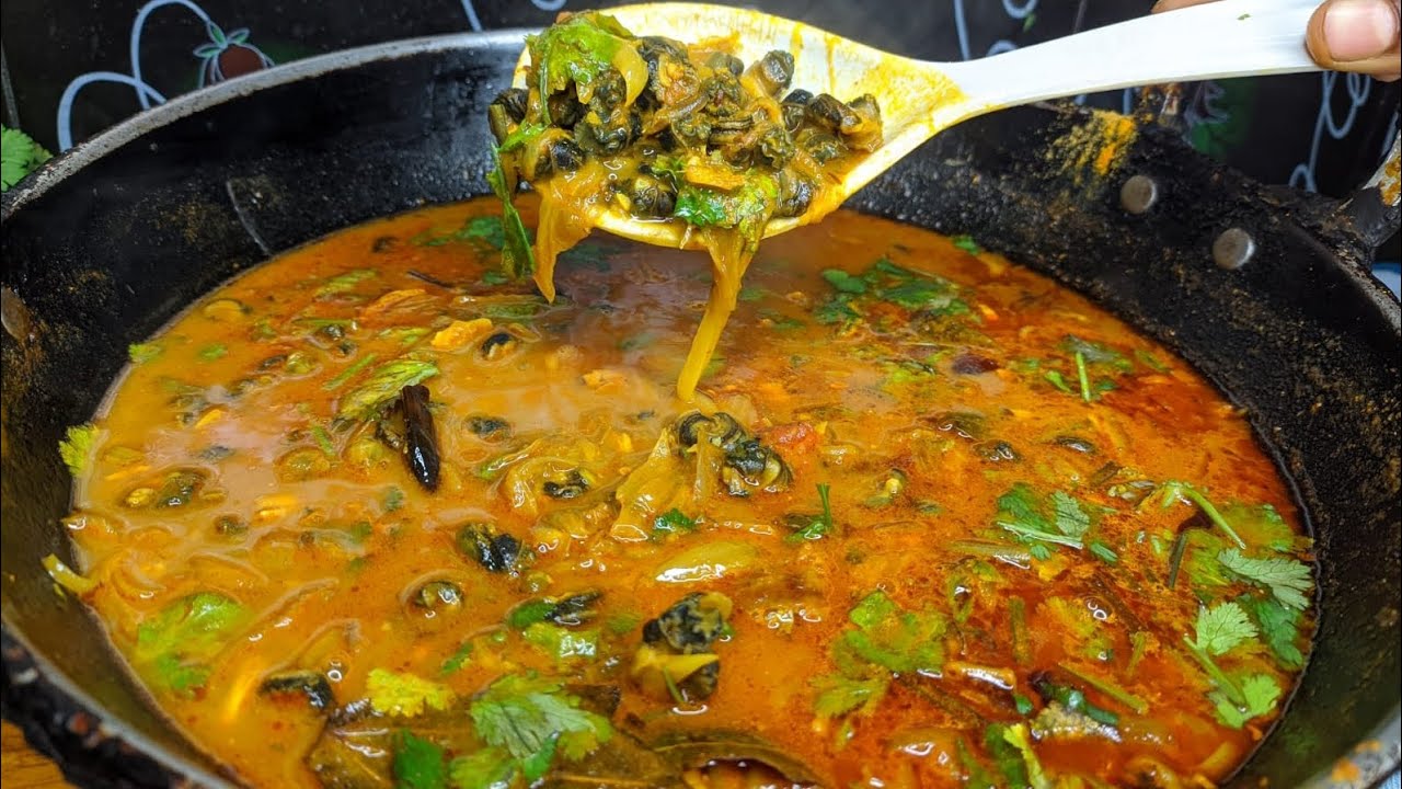 How to Cook dry and fry Snail/Ghungi recipe at home--EASY RIVER SNAILS ...