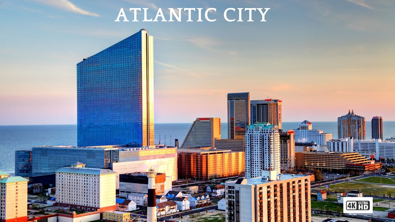 Explore Atlantic City's Skyline: A 4K Visual Masterpiece - YouTube