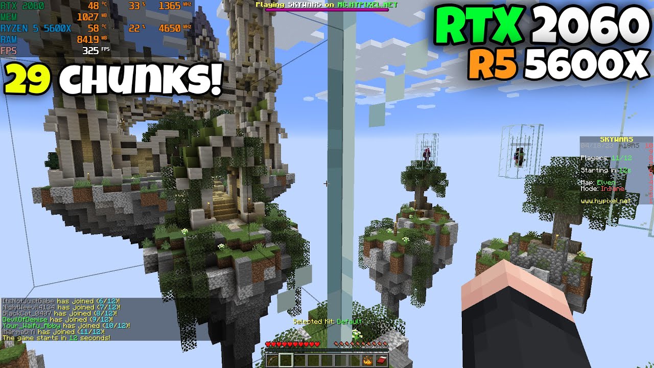 Minecraft Skywars with RTX 2060 - YouTube