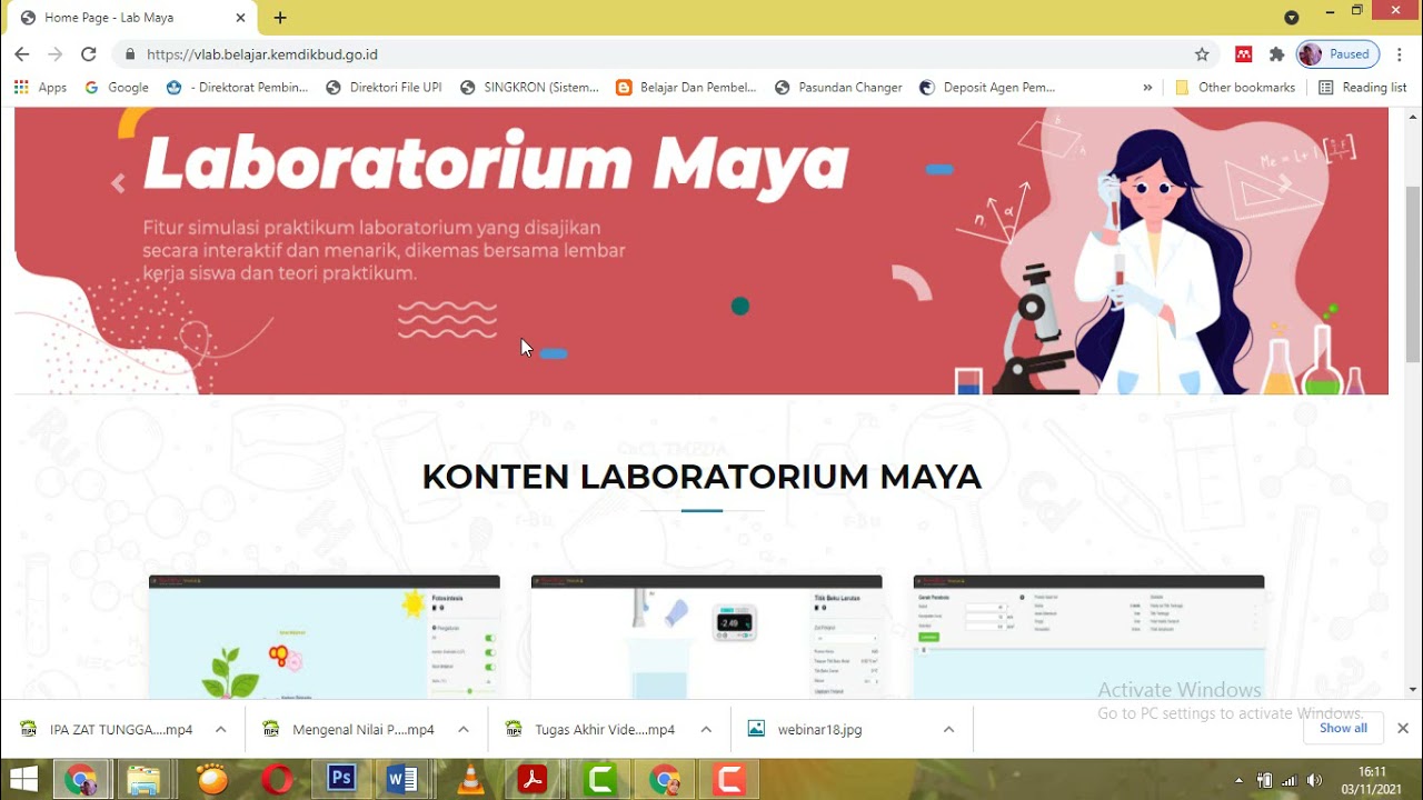Yuk Mengenal Fitur Rumah Belajar Laboratorium Maya - YouTube