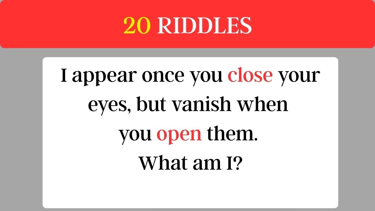 Only a Genius Can Solve These 20 Riddles | Riddle With Answers | Riddle ...
