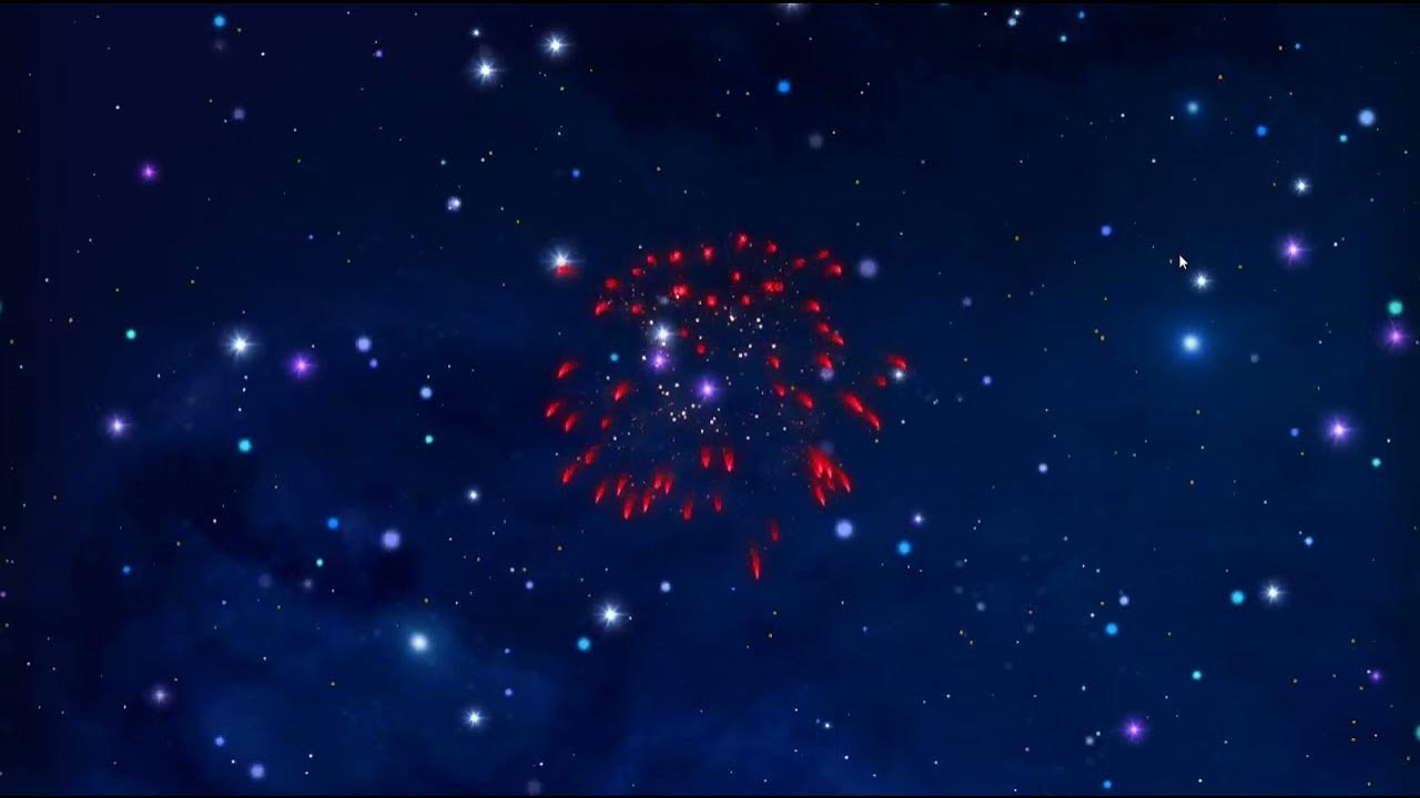 Colorful Fireworks Interactive Games Demo - YouTube