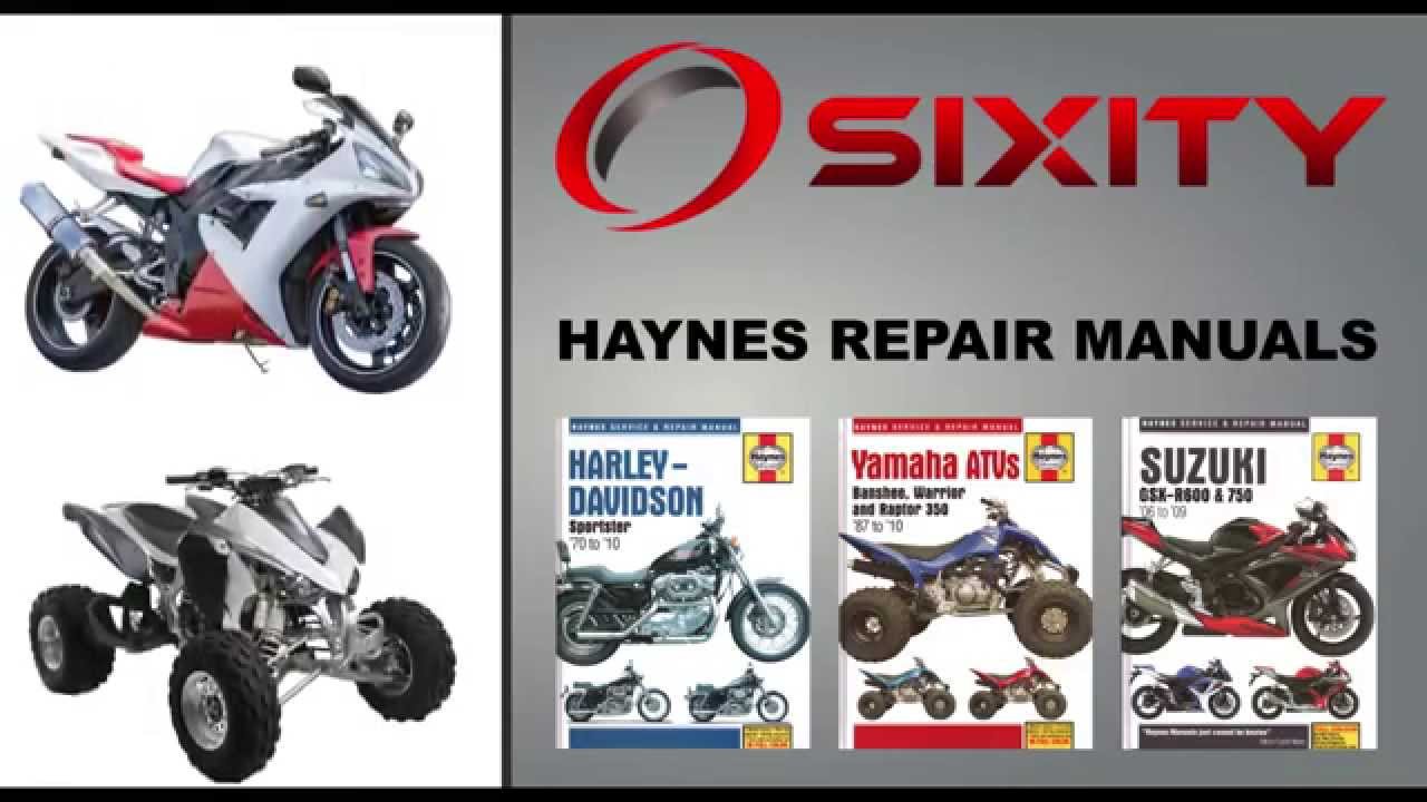 Haynes ATV and Motorcycle Repair Manuals @ Sixity.com - YouTube