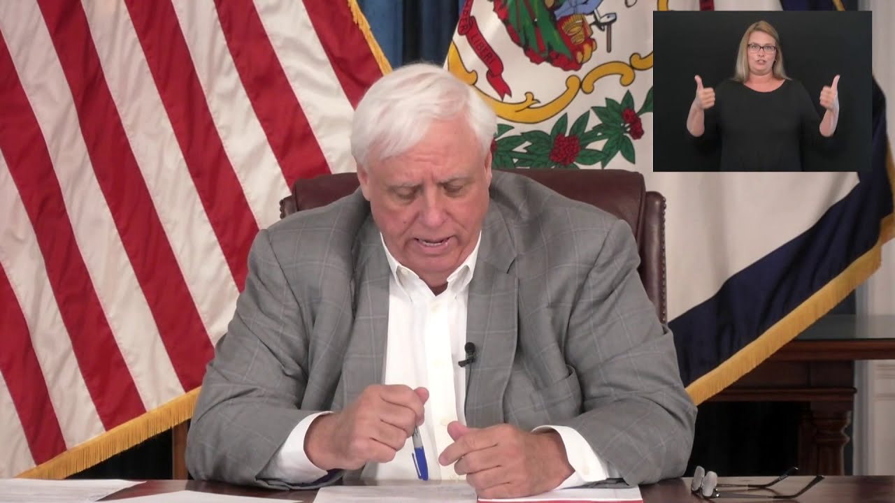 Gov. Justice holds press briefing on COVID-19 response - May 29, 2020 ...