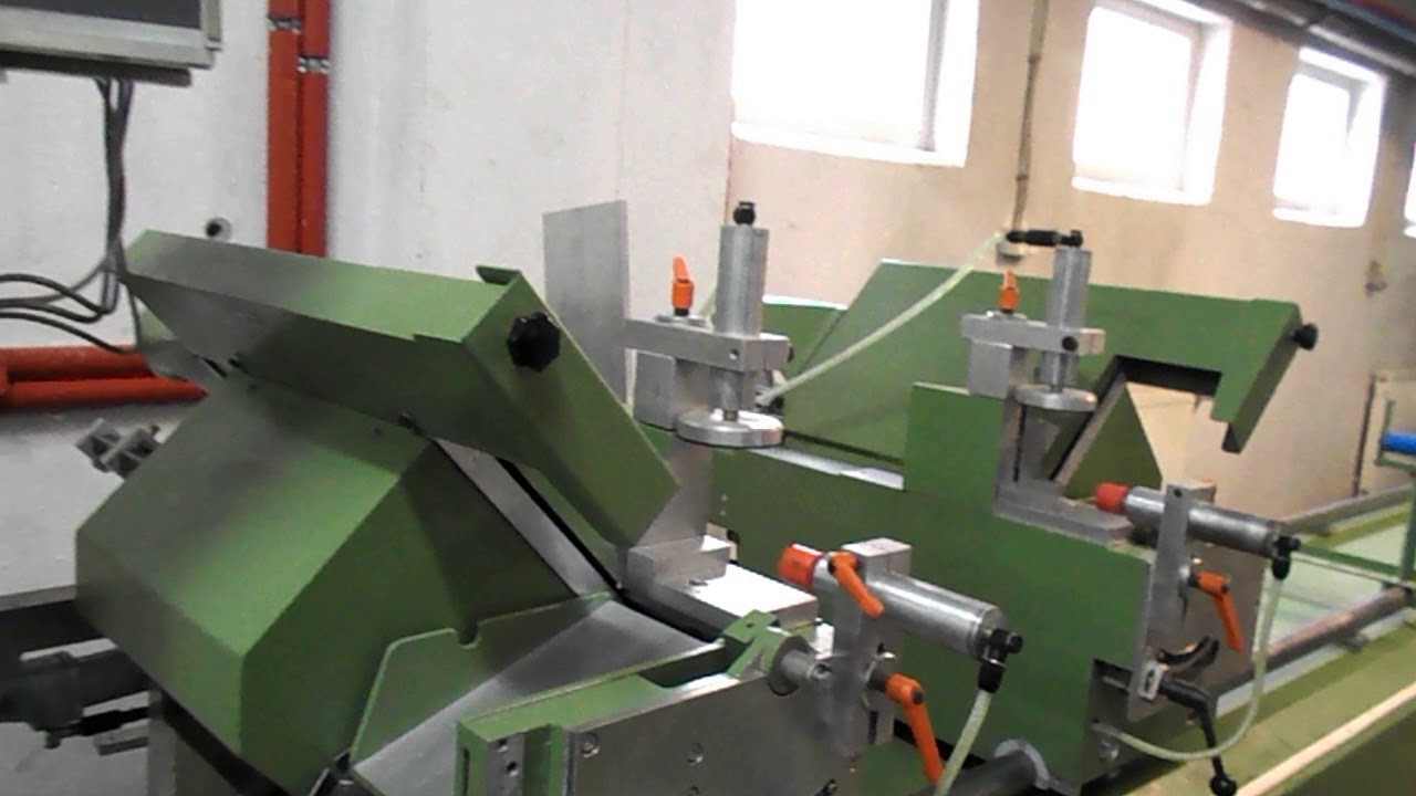 Double head saw HAFFNER DGS 187 - YouTube