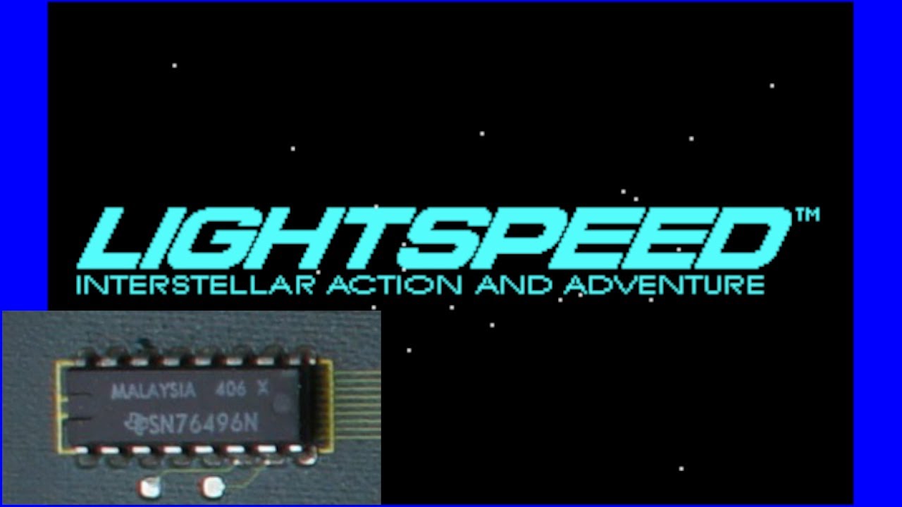 Lightspeed [MS DOS] Intro on Tandy 3 Voice - YouTube