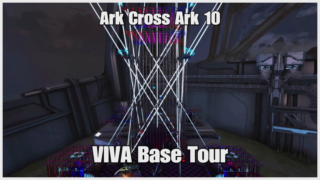 Ark VIVA Cinematic Base Tour | Cross Ark 10 | #Lords #Ruin #Dedi - YouTube