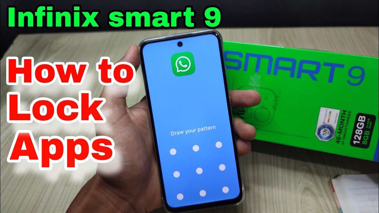 How to lock apps on infinix smart 9 step by step - YouTube