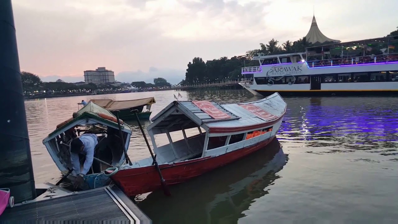 These boats are called "Perahu Tambang", meaning boat for crossing ...