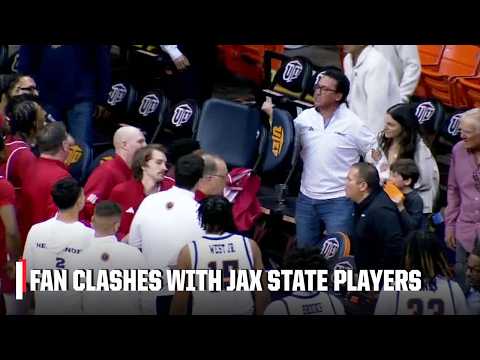 UTEP fan clashes with Jacksonville State players after buzzer-beating finish | ESPN CBB