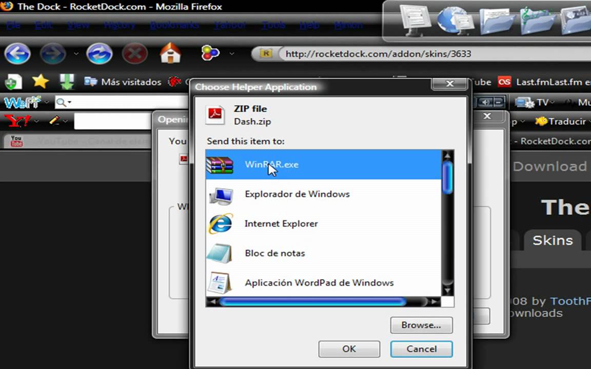 COMO INSTALAR EL ROCKETDOCK - YouTube