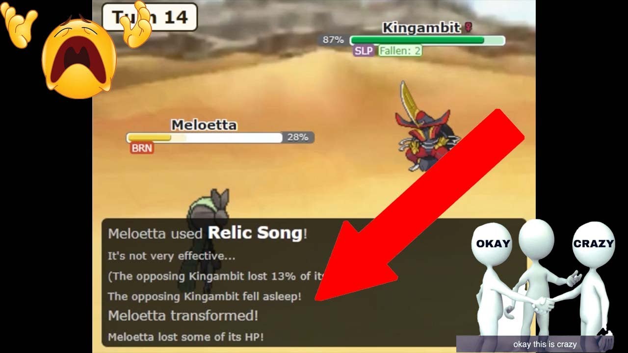 Losing with Relic Song Meloetta for 30 minutes... - YouTube
