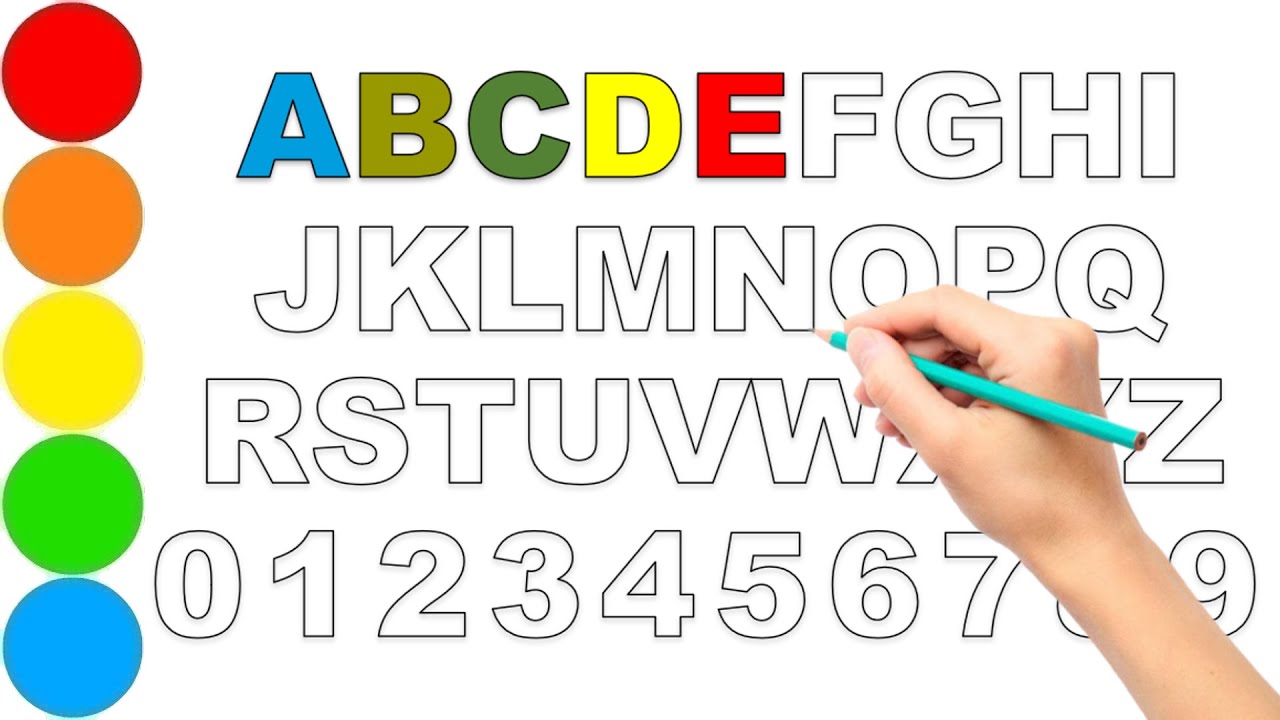Learn ABCD Alphabets and numbers counting | 123 learning for kids ...