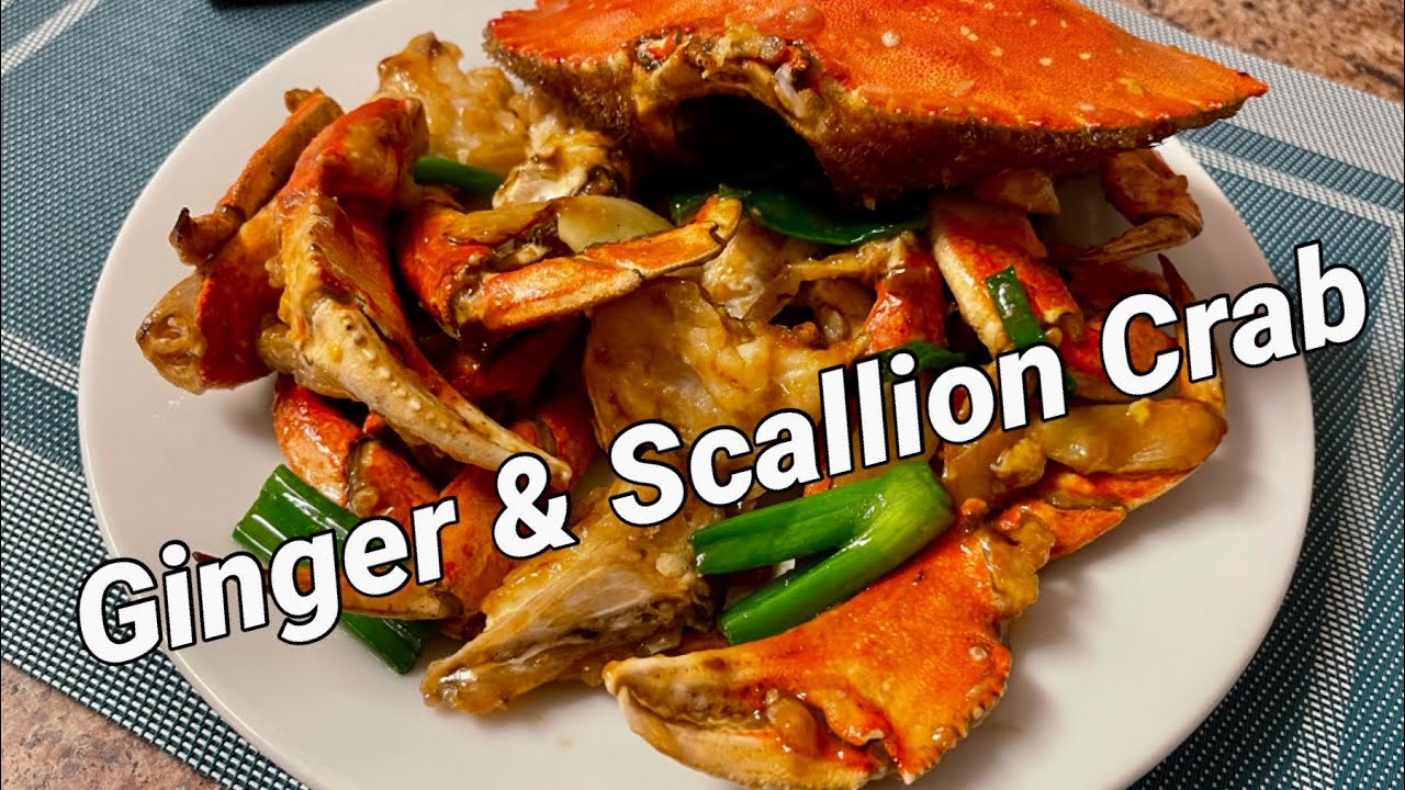 How to cook Ginger & Scallion Crab #easyrecipe - YouTube
