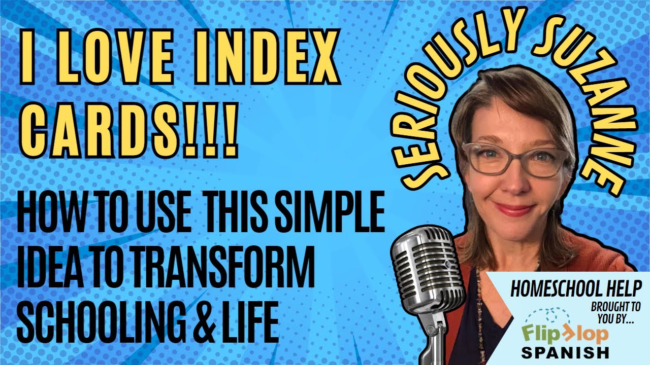 Using index cards to transform your life and Homeschooling! - YouTube