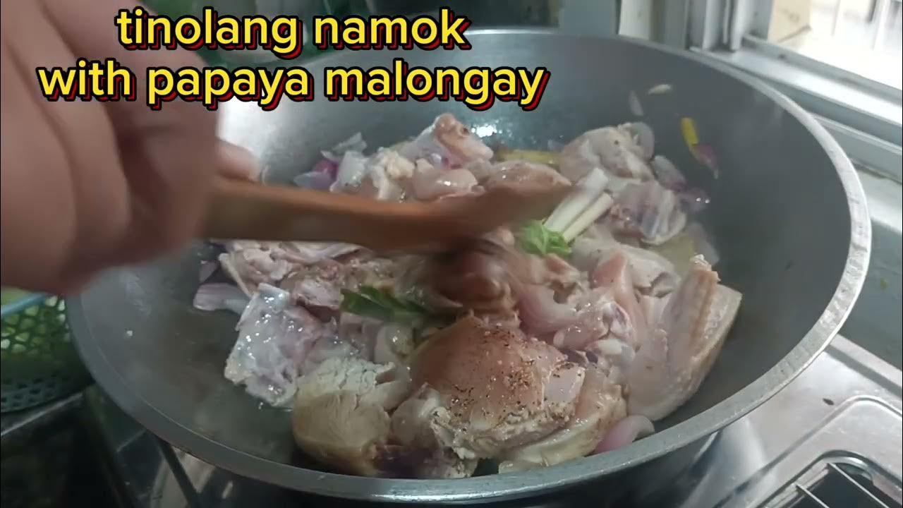 Simpleng Pag Luto Ng#Tinolang Manok Recipe - YouTube