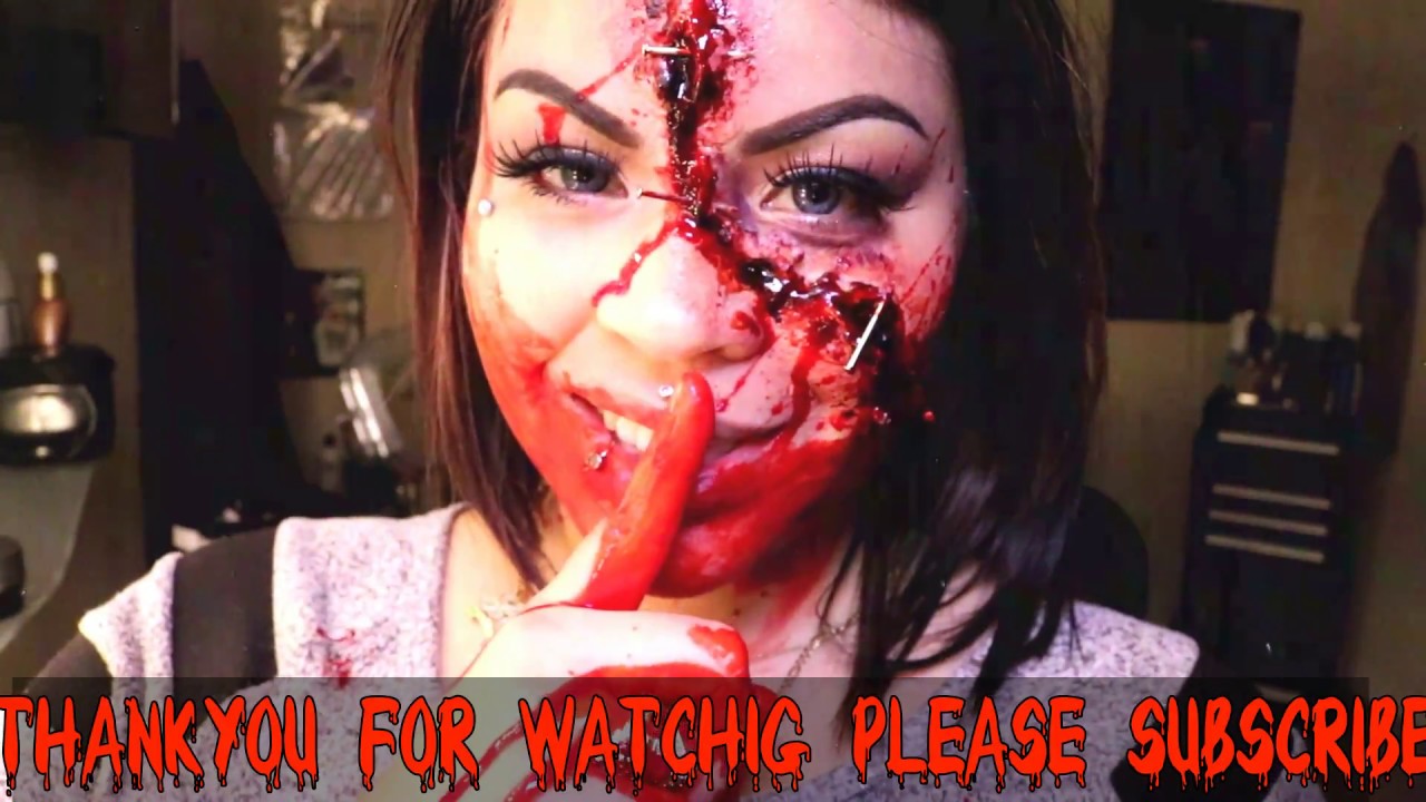 Split face makeup tutorial - YouTube