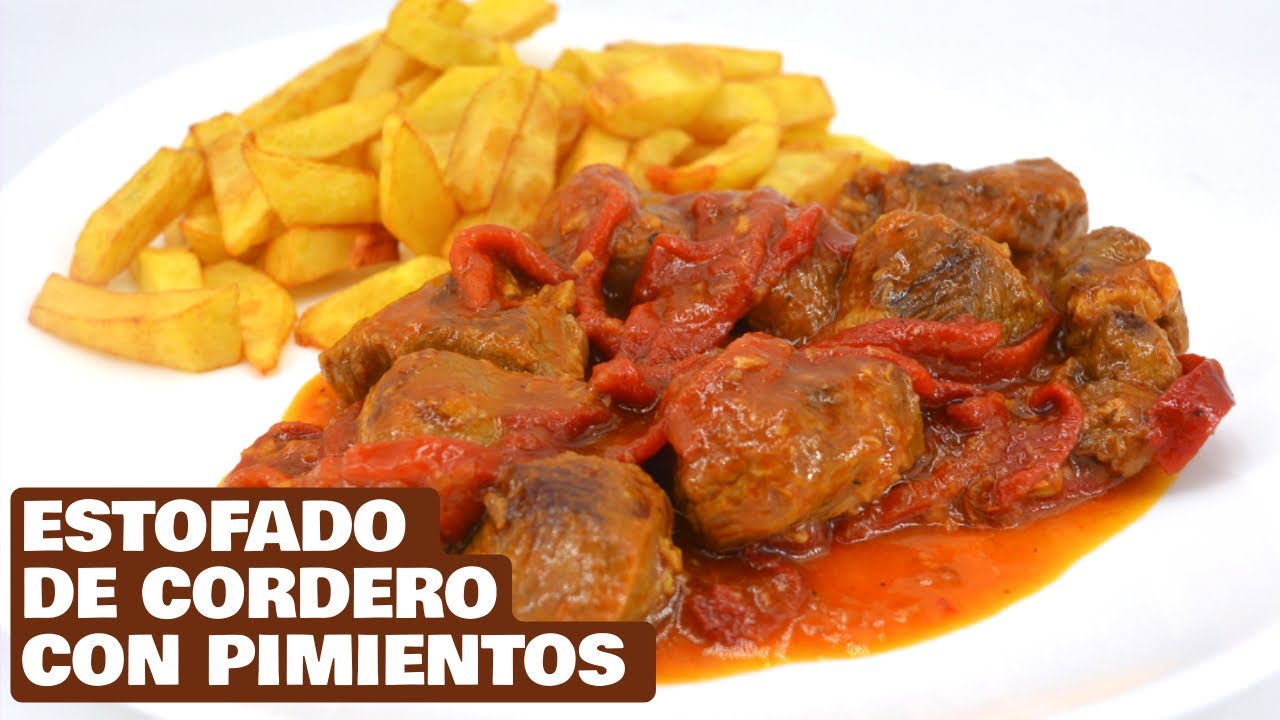 Estofado de cordero con pimientos - Una receta para disfrutar - YouTube