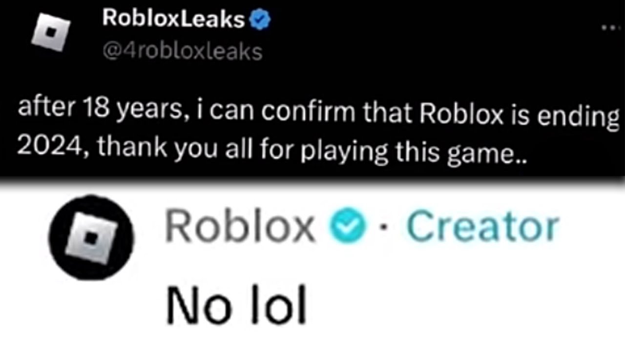 Roblox RESPONDED to the rumors... (Shutting Down 2024) - YouTube