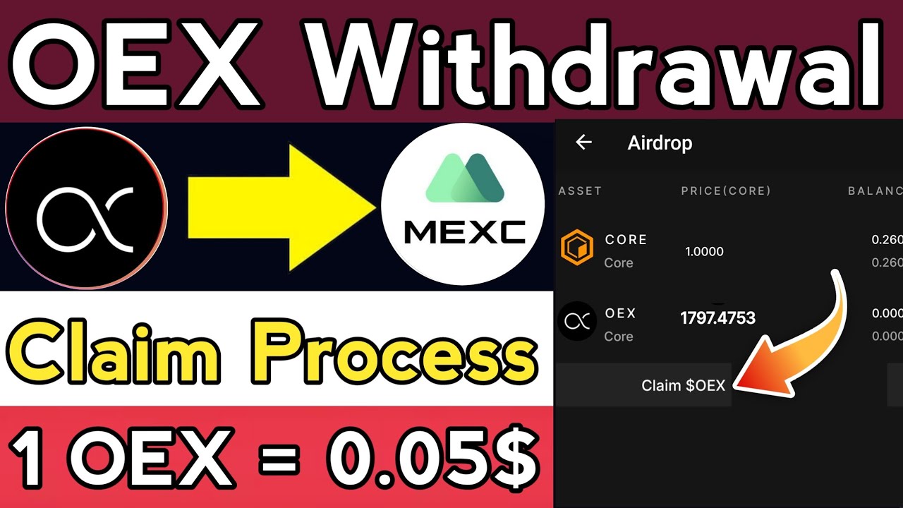 OEX Token withdraw || Openex Withdrawal process || OEX price || Oex ...