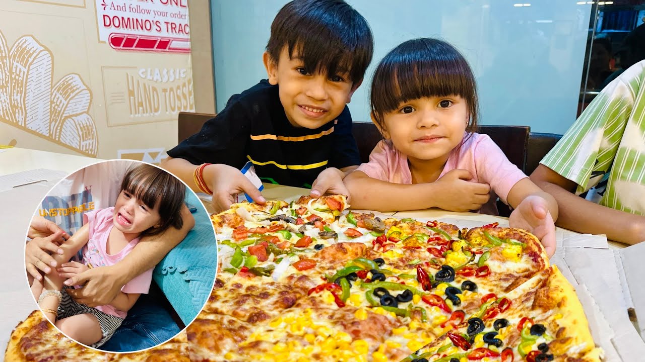 Biggest Rectangle PIZZA Eating 😍🍕 || Dominos Biggest Pizza - YouTube