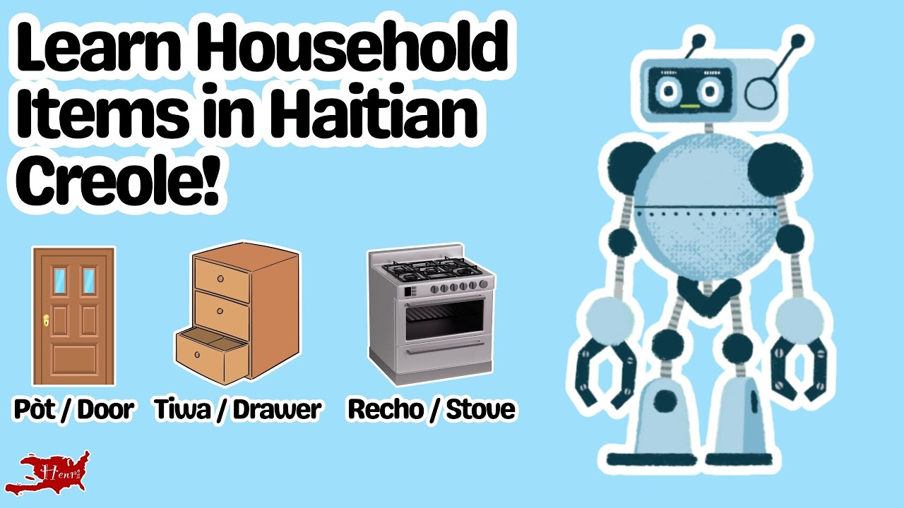 Start Learning Haitian Creole 🇭🇹 | 15 Items You Use Every Day | Kreyòl ...