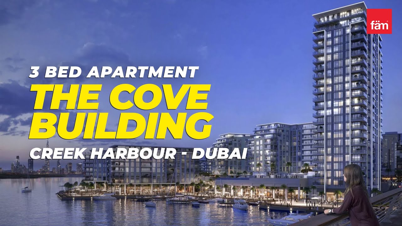 Stunning 3 Bed Apartment in The Cove Building 3, Creek Harbour - Dubai ...