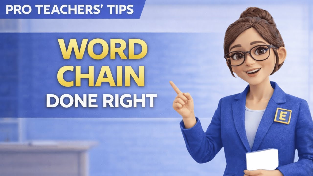 ESL Teachers Need to Know This One Trick to Run Word Chain Game ...
